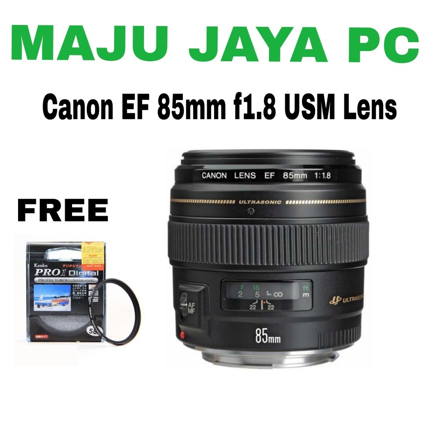 Jual LENSA CANON EF 85MM F1.8 USM BARU ORIGINAL | Shopee Indonesia