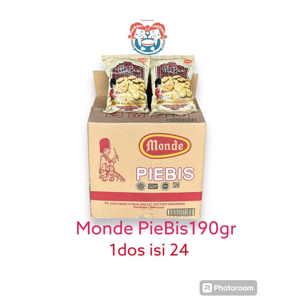 Jual Monde Pie Bis 190gr untuk asul asul, hajatan, parcel, hamper (1dus ...