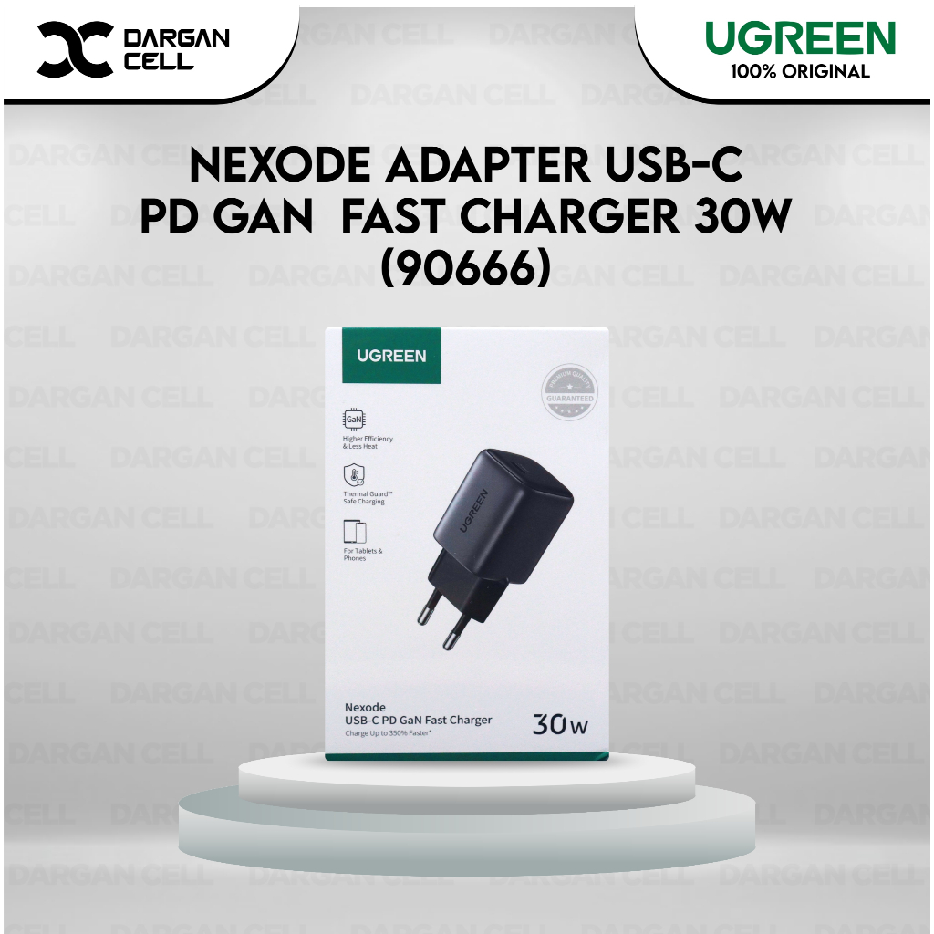 Jual UGREEN CHARGER NEXODE USB-C PD GAN FAST CHARGER 30W (90666) | Shopee Indonesia