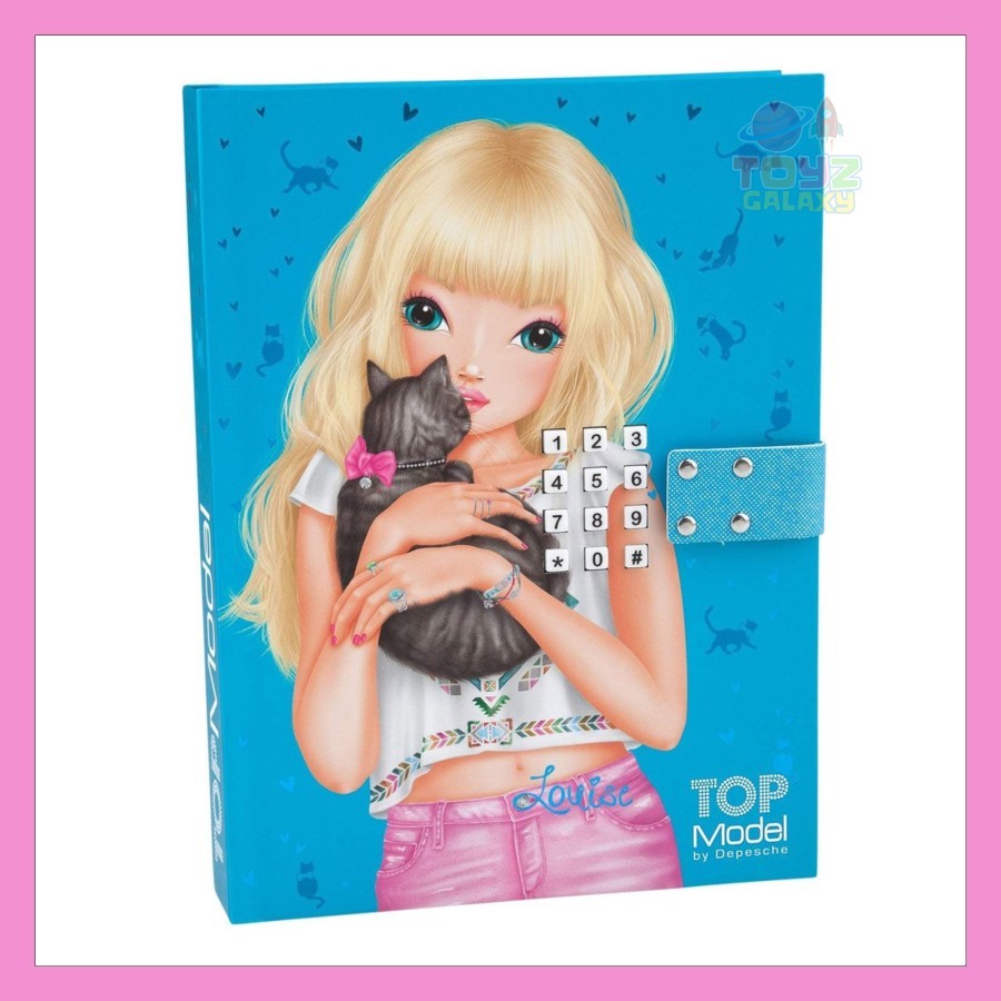 Jual TOP MODEL SECRET DIARY WITH CODE AND SOUND BLUE - ORIGINAL ...