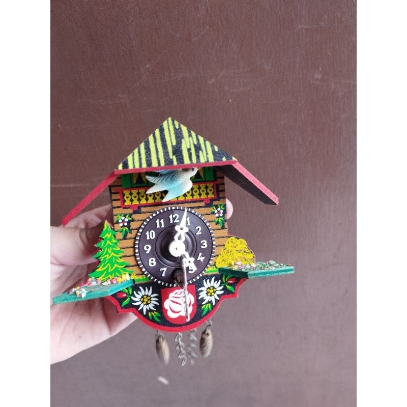 Jual JAM KIKUK MINI MADE IN JERMAN ( JAM PUTAR ) | Shopee Indonesia