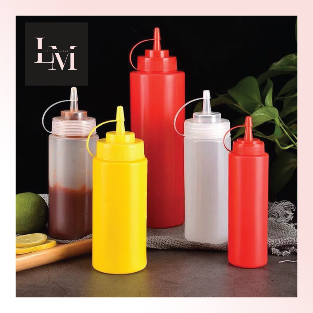 Jual LM Botol Saus Saos Botol Sauce Mayonaise Kecap Cuka Dengan Angka ...