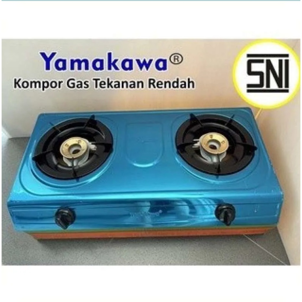 Jual Kompor Gas 2 Tungku Stainless Kompor Gas 2 Tungku Yamakawa Kompor ...