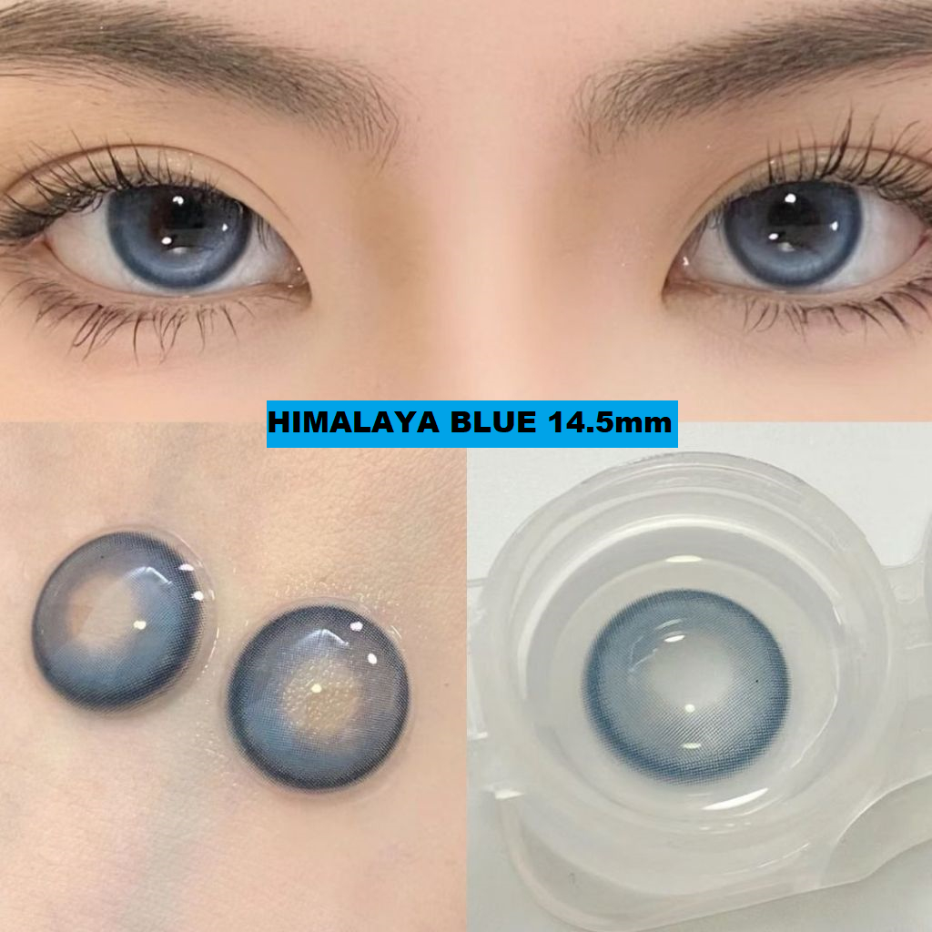 Jual Softlens Mysticeyes HIMALAYA BLUE dia 14.5mm mystic eyes himalaya blue | Shopee Indonesia