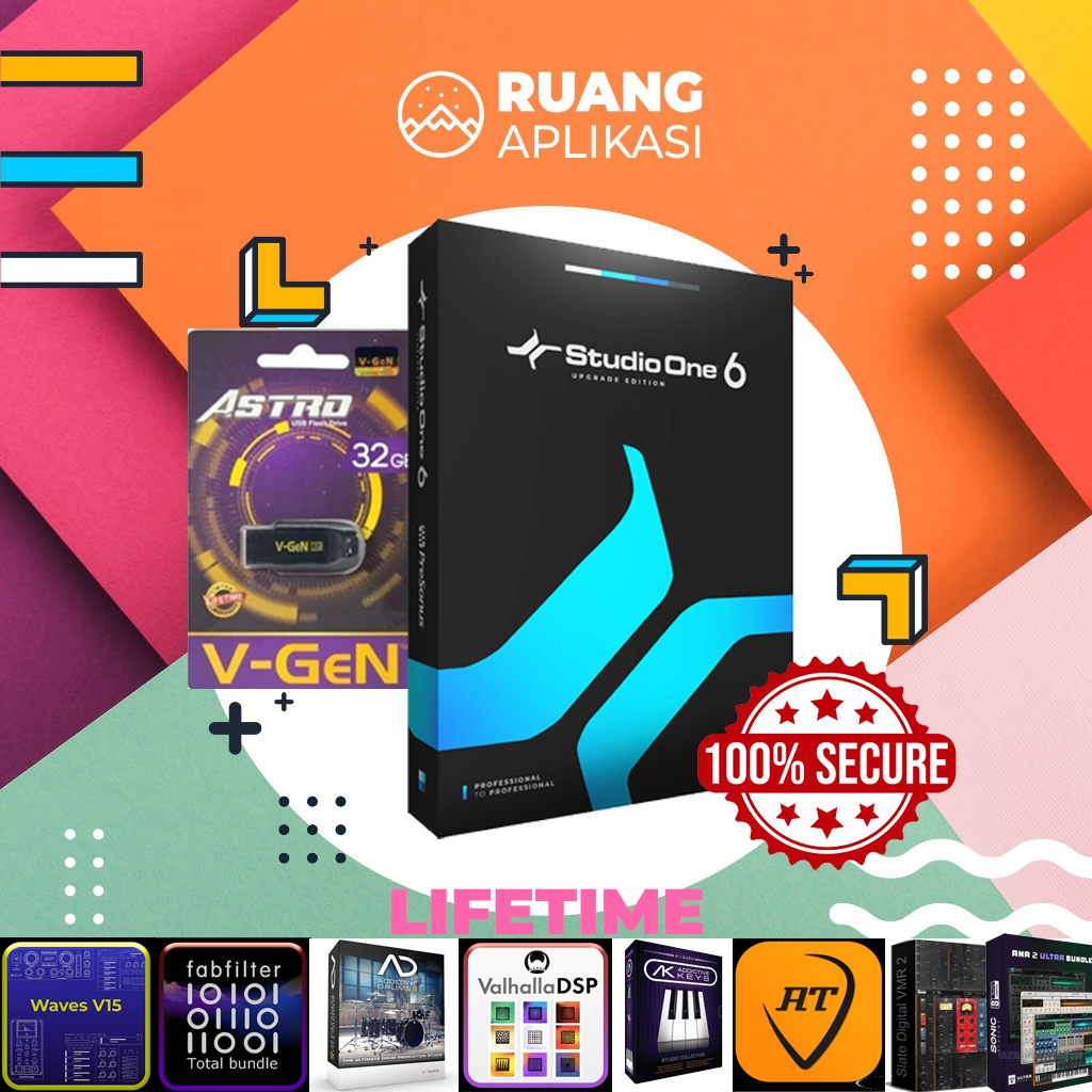 Jual FLASHDISK 32 GB | PAKET RECORDING STUDIO ONE 6.6.1 BONUS PLUGIN ( FULL ACTIVATED ) | Shopee ...