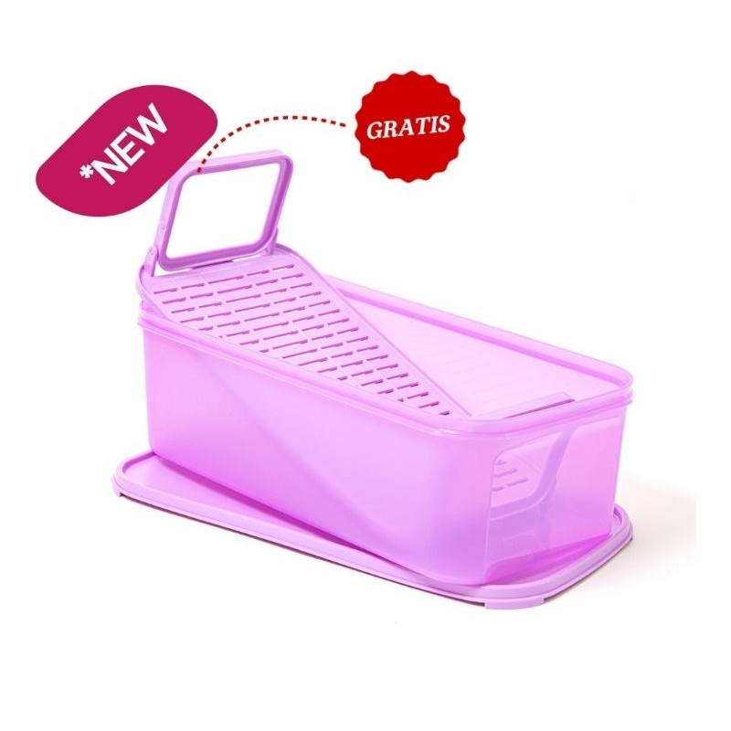 Jual MODULAR CRISPER WITH GRID TUPPERWARE | Shopee Indonesia