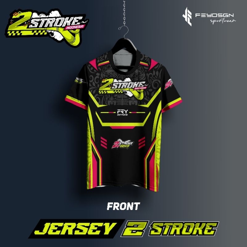 Jual JERSEY RACING 2 STROKE 2 TAK INDONESIA - BAJU KAOS JERSEY 2 STROKE ...