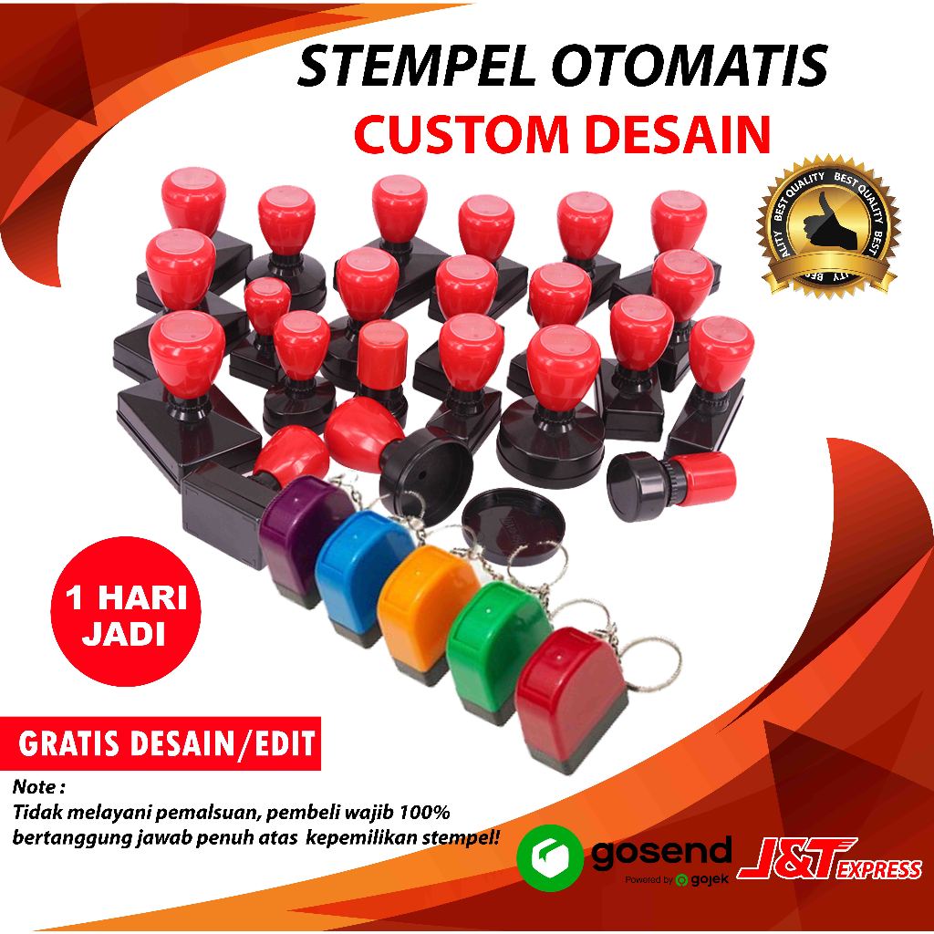 Jual Stempel Otomatis, Stempel Custom, Stempel Flas, Stempel Murah | Shopee Indonesia