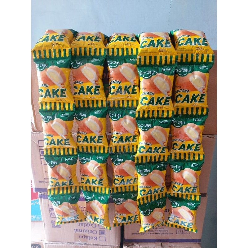 Jual 1 RENCENG/10 Bungkus GO-DAY GO-PIE CUSTARD CAKE 25gr | Shopee ...