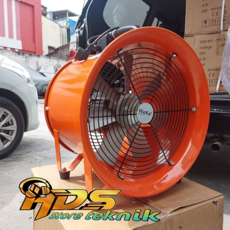 Jual Kipas Portable Blower VentiLator 8 10 12 14 16 inch 220V Weka Germany | Shopee Indonesia