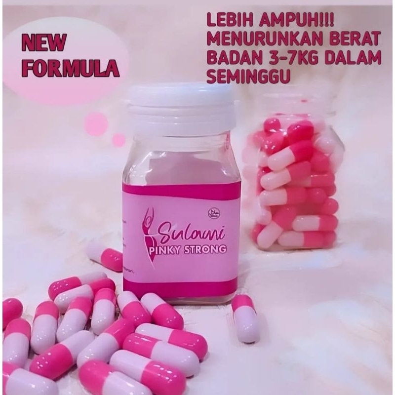 Jual Pelangsing Sulami Pinky Kapsul Slimming Herbal 100% Original ...