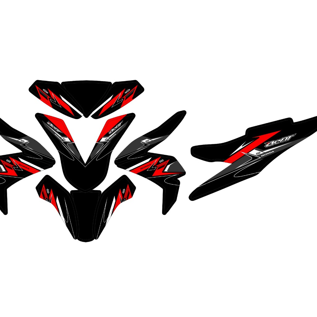 Jual Stiker decal honda beat ESp 2016 - 2019 full body Custom Sticker ...