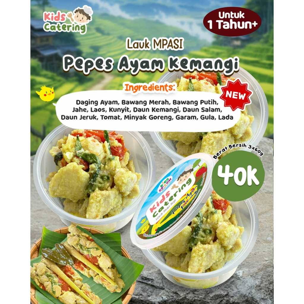 Jual Kids Spoon Lauk Mpasi Pepes Ayam Kemangi (Frozen) | Shopee Indonesia