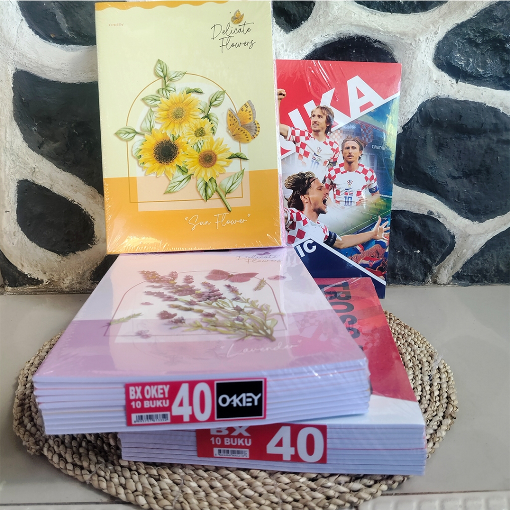 Jual BUKU TULIS OKEY BOXY 40 LEMBAR || 1 PACK (10 BUKU) | Shopee Indonesia