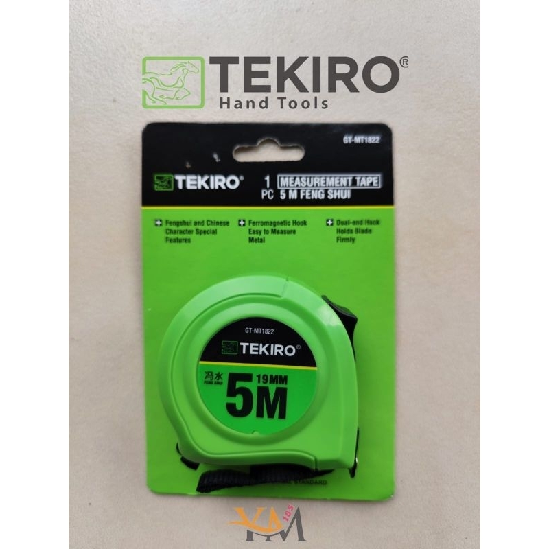 Jual GT-MT1822!!! TEKIRO Meteran Feng Sui/Meteran Hong Sui 5m x 19mm ...