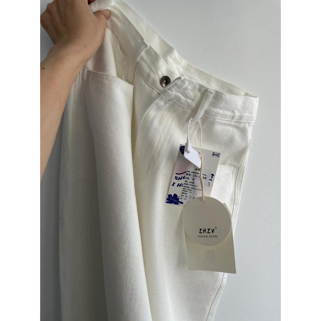 Jual ANNE JEANS - Putih Highwaist Straight Loose Kasual Jeans Wanita ...