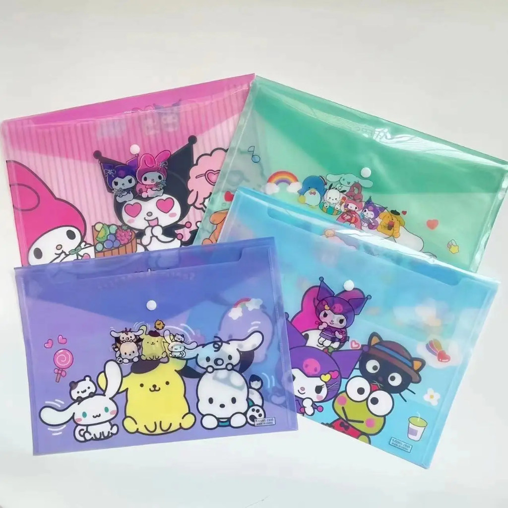 Jual Folder Bag A4 Map Kancing Document Sanrio/ MAP SERBAGUNA ...