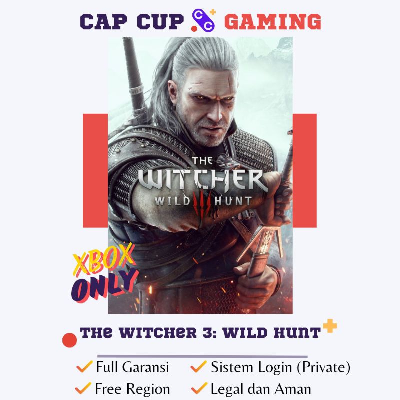 Jual [Cap Cup Store] (Xbox Game) The Witcher 3: Wild Hunt Standard ...