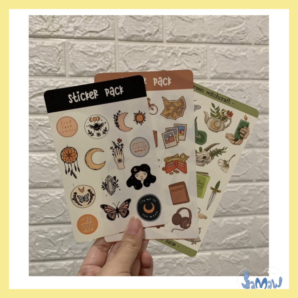 Jual Stiker Pack | Stiker Journaling | Sticker Pack HP Laptop | Stiker ...