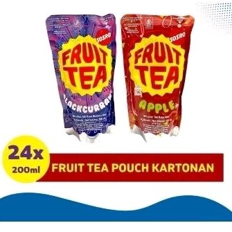 Jual FRUIT TEA/TEH POUCH By SOSRO 200ml (2 Rasa Blackcurrant/Anggur dan ...