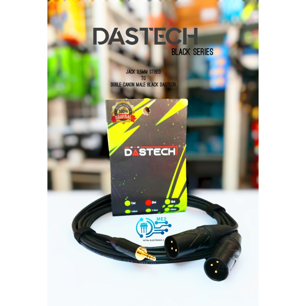 Jual Dastech Jack Xlr Male To Mini 3,5mm 2 Meter Jack Hp to Mixer Full ...