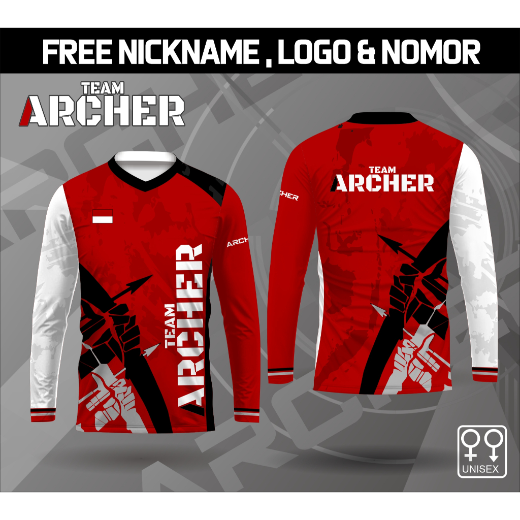 Jual Baju pahanan kaos team archey jersey olshrsgsm panahan free custom ...
