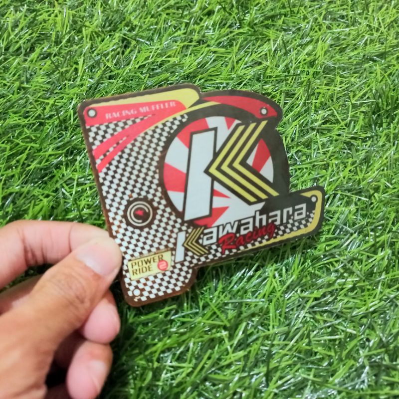 Jual EMBLEM KNALPOT RACING MERK KAWAHARA | Shopee Indonesia