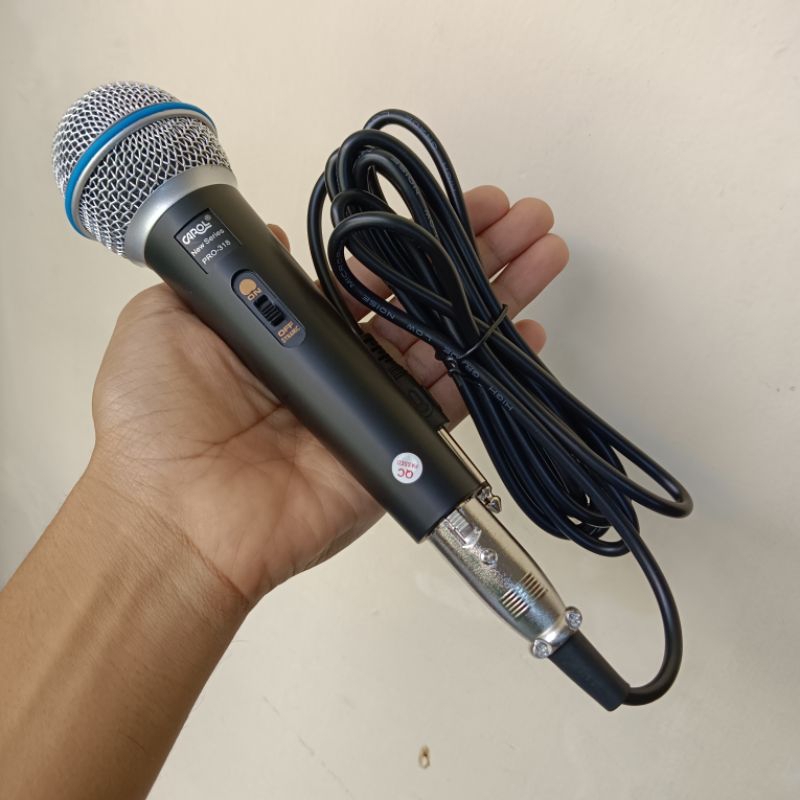 Jual Mic Carol Pro 318 Mikrofon Kabel Microphone Dynamic | Shopee Indonesia