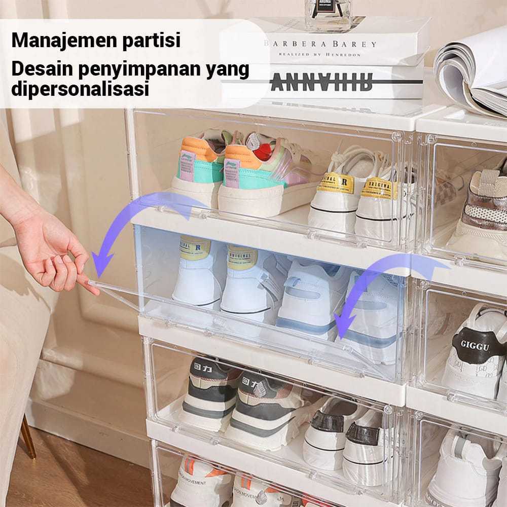Jual RAK SEPATU LIPAT LEMARI SEPATU TRANSPARAN RAK DAN LEMARI SEPATU ...