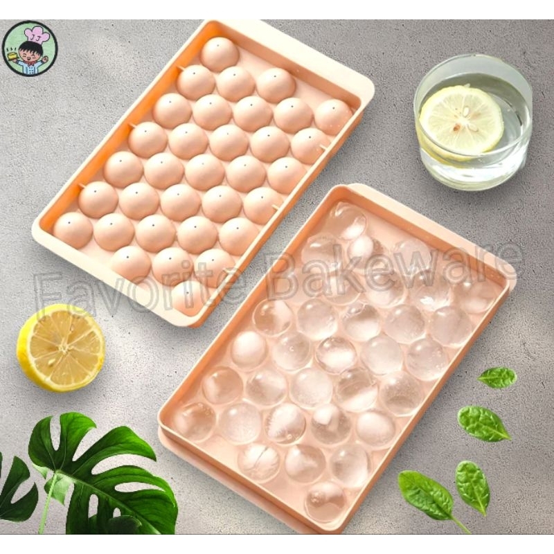 Jual Plastic Mold Circle Cetakan Cokelat Coklat Puding Jelly Es Batu ...