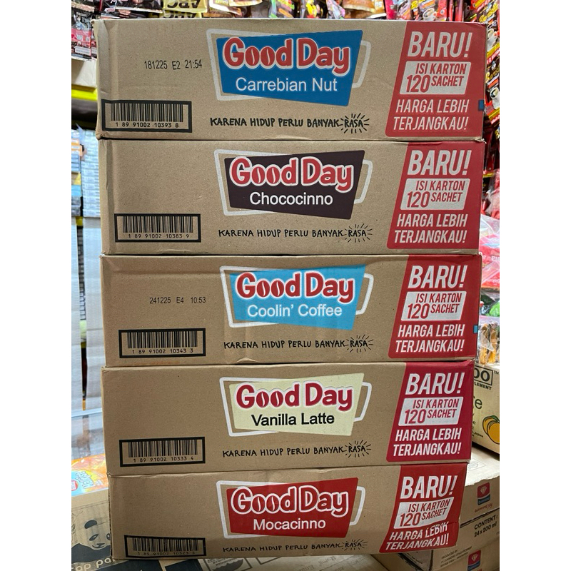 Jual GOOD DAY 3IN1/FREEZE DUS ( ISI 120 SACHET ) | Shopee Indonesia
