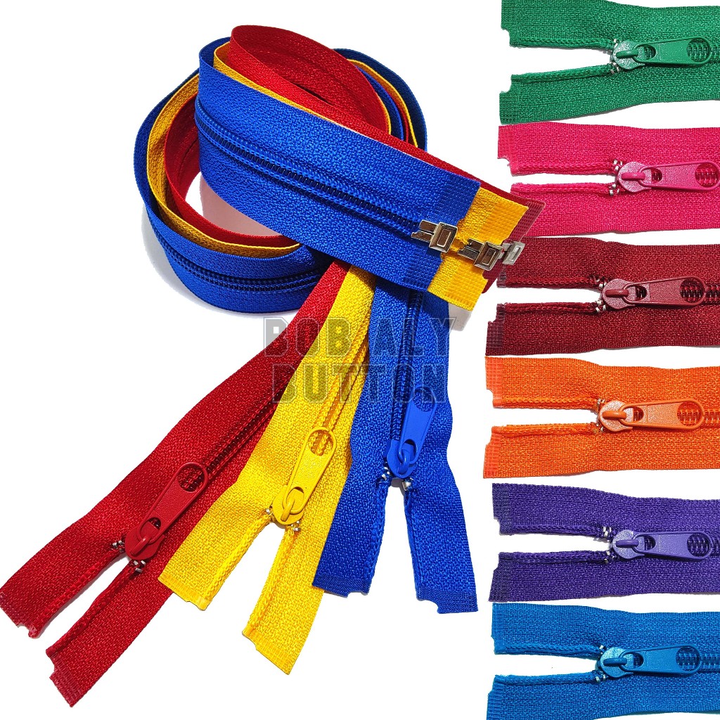 Jual Sleting Jaket / Resleting Jaket Gigi Halus / Relseting Panjang 65 cm | Shopee Indonesia