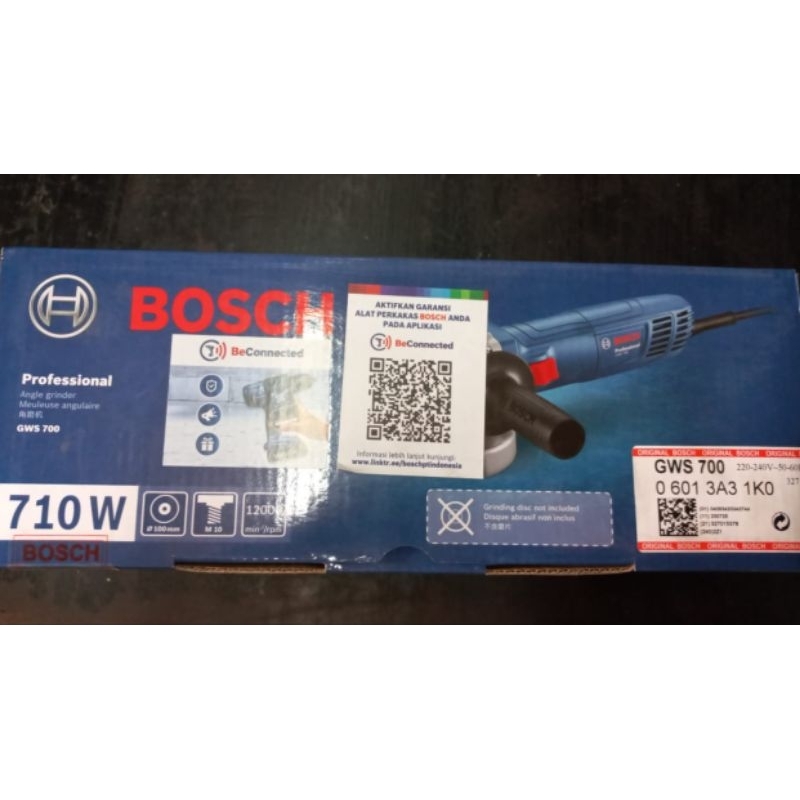 Jual Mesin gerinda tangan Bosch 4" GWS 700 / gurinda grenda grinder ...