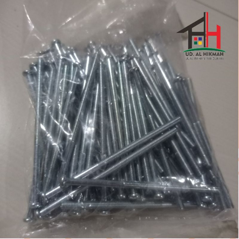 Jual BAUT JP 4X80 MM GALVANIS SCREWS JP 4 X 80 MM ISI 100 PCS | Shopee ...