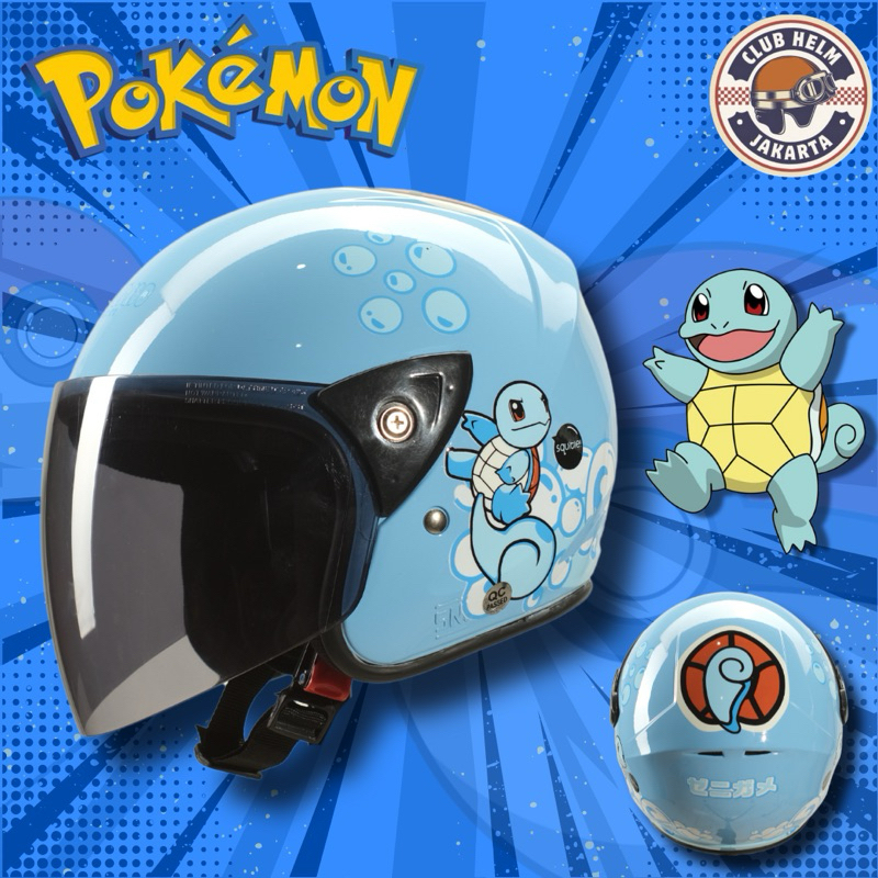 Jual Helm Anak SNI Premium Cowo Cewe Laki Laki Remaja Karakter Pokemon ...