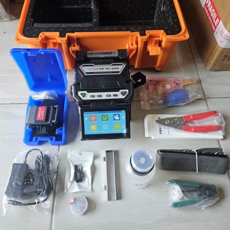 Jual fusion splicer tekcn tc 400 / SPLICER TEKCN TC - 400 | Shopee ...