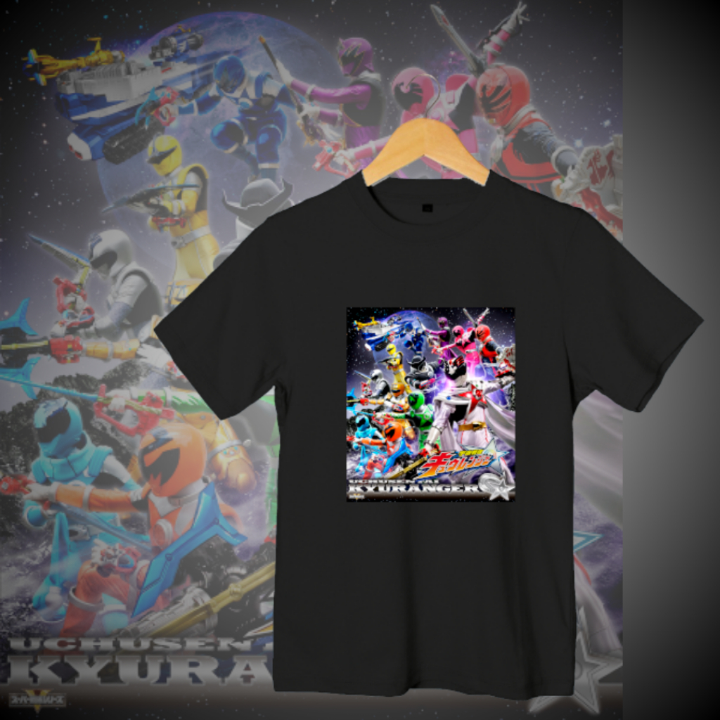Jual Kaos Kyuranger Kaos Power Rangers Kaos Uchu Sentai Kyuranger Kaos ...