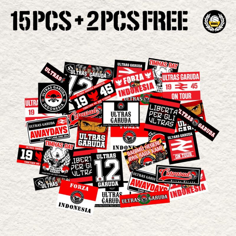 Jual Sticker Pack Ultras Garuda | UG Indonesia | Timnas Indonesia Fans ...