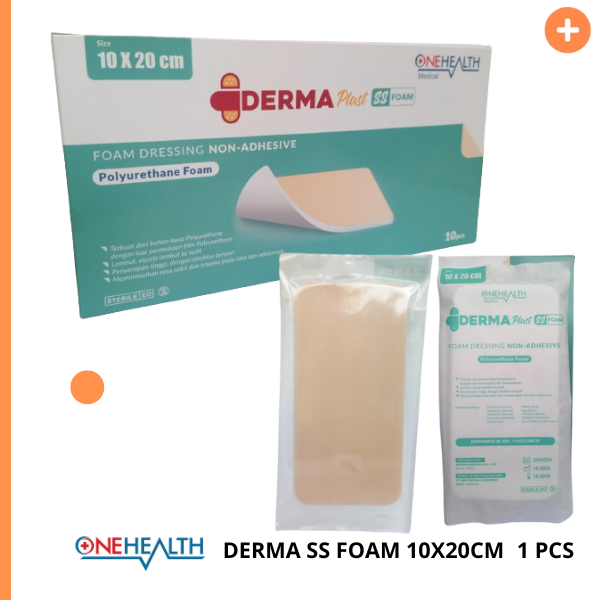 Jual SS Foam Dressing 10cm X 20cm Onehealth Penutup Luka Non Adhesive 1 ...
