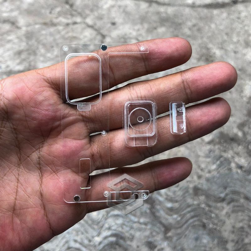Jual Button Set Inner Plate Dot V2 Tombol Kotak Panel Acrylic Clear ...