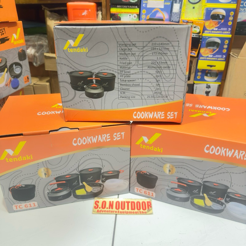 Jual TENDAKI COOKINGSET COOKING SET TYPE TC 611 600 500 308 300 200 ...