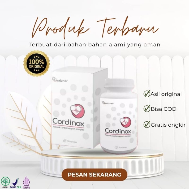 Jual Cordinox 100% Asli Original Herbal Obat Darah Tinggi Hipertensi ...