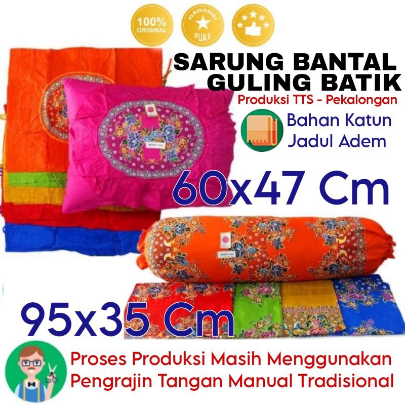 Jual Sarung Bantal Guling Batik Marisca TTS Set Katun Flora Motif Bunga ...