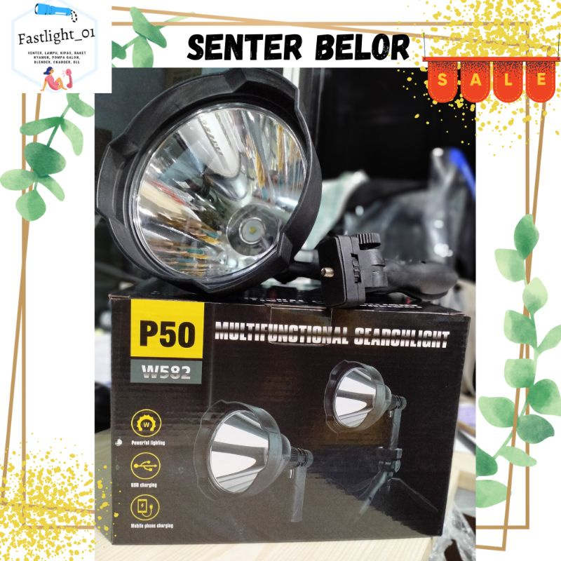 Jual Senter Belor Multifunctional Searchlight W582/P50 | Shopee Indonesia