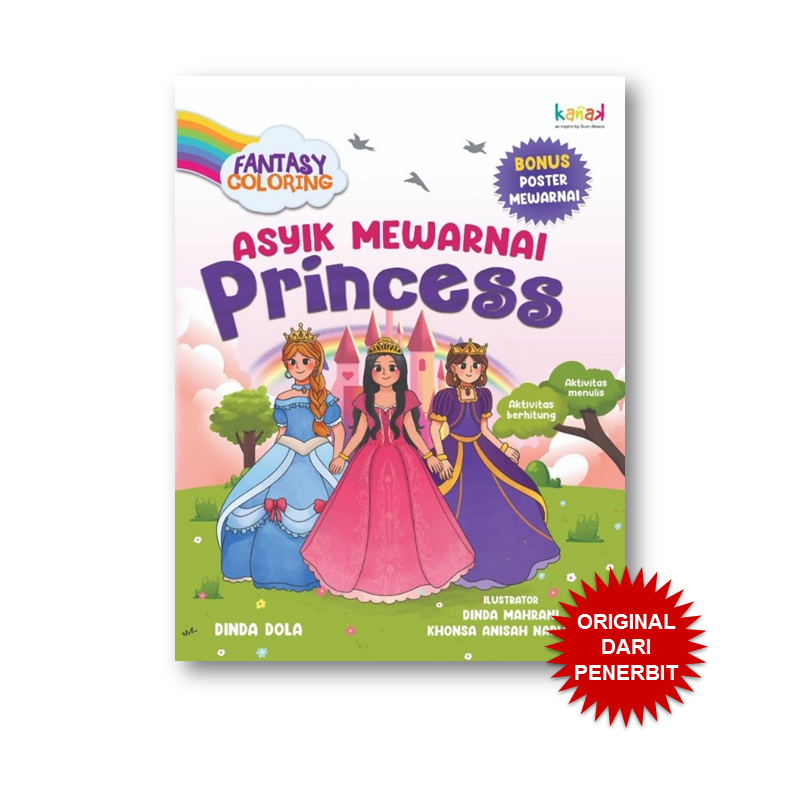 Jual Asyik Mewarnai Princess | Shopee Indonesia