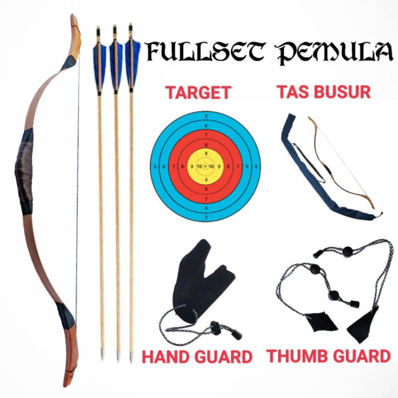 Jual Busur Panah Fiber Untuk Pemula Fullset | Shopee Indonesia