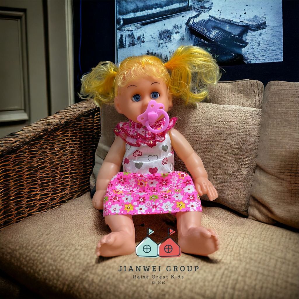 Jual ( BISA NANGIS , BICARA MAMA & PAPA ) JW Mainan Anak Boneka Edukasi ...