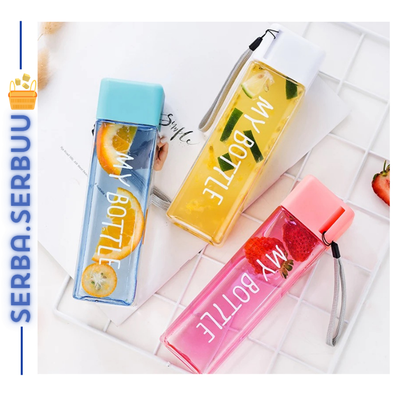 Jual Botol Minum MY Bottle Kotak Persegi 500 ml - My Bottle Warna ...