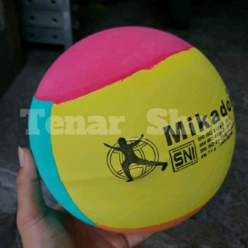 Jual bola spons merk mikado / bola voly plastik (harga grosir lebih ...