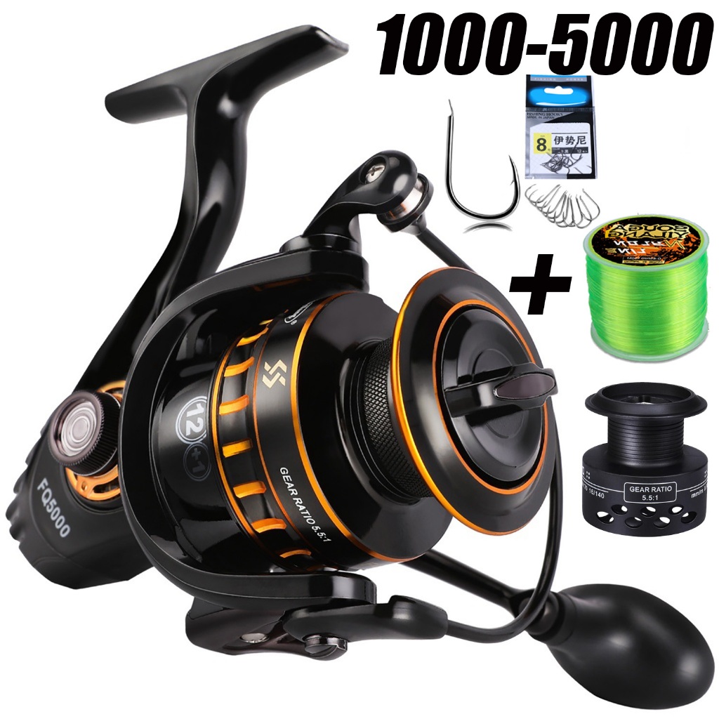 Jual Sougayilang Reel Pancing Metal 12 + 1BB 5.1: 1 Gear Ratio ...